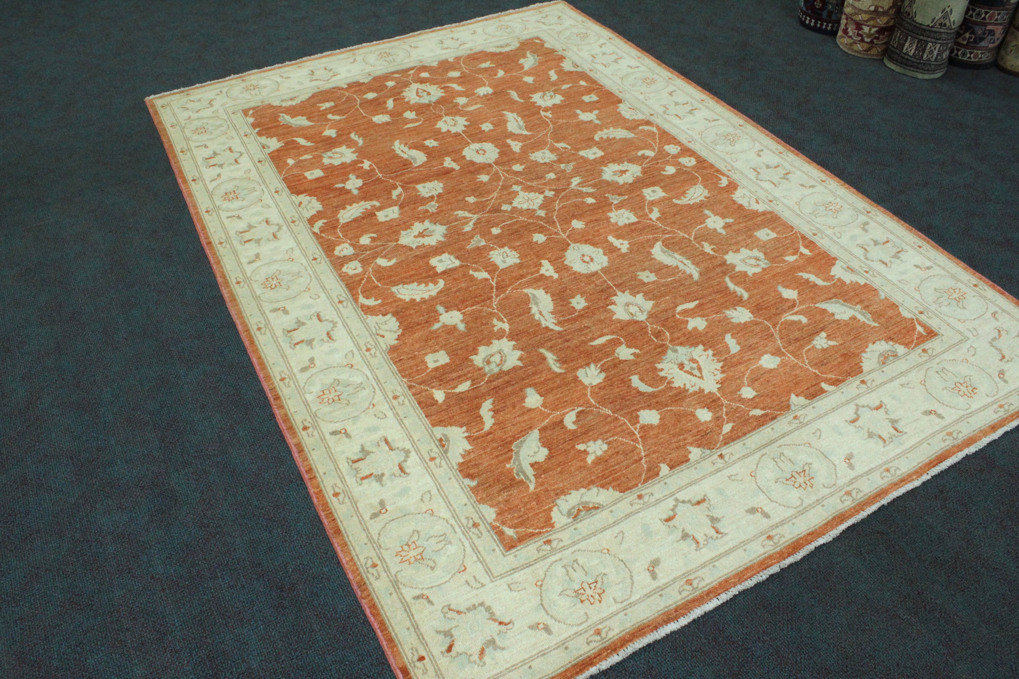 Chobi Hand-Knotted Oriental Persian Rug - Wool - 264 cm x 187 cm ...