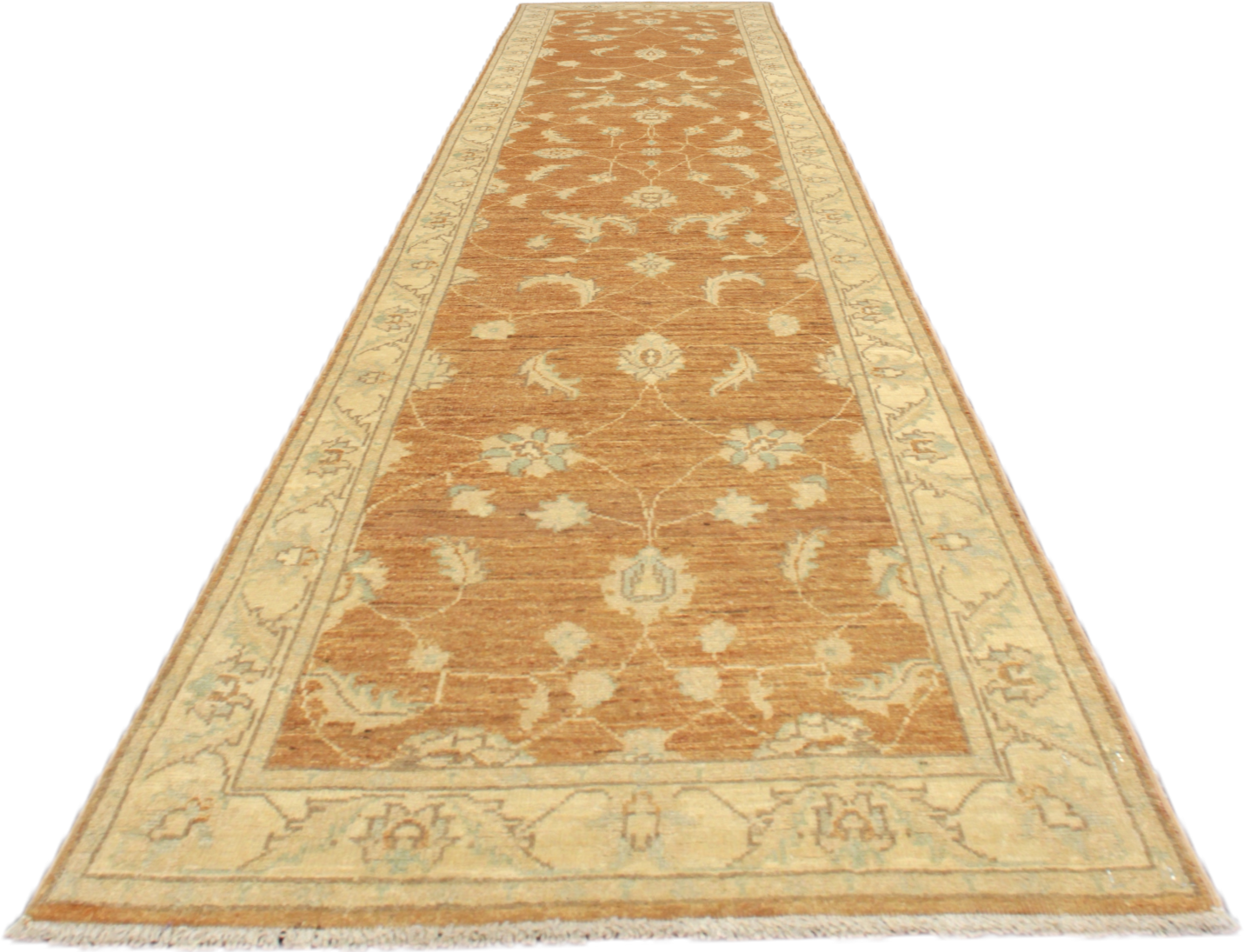 Chobi Hand-Knotted Oriental Persian Rug - Wool - 298 cm x 83 cm ...