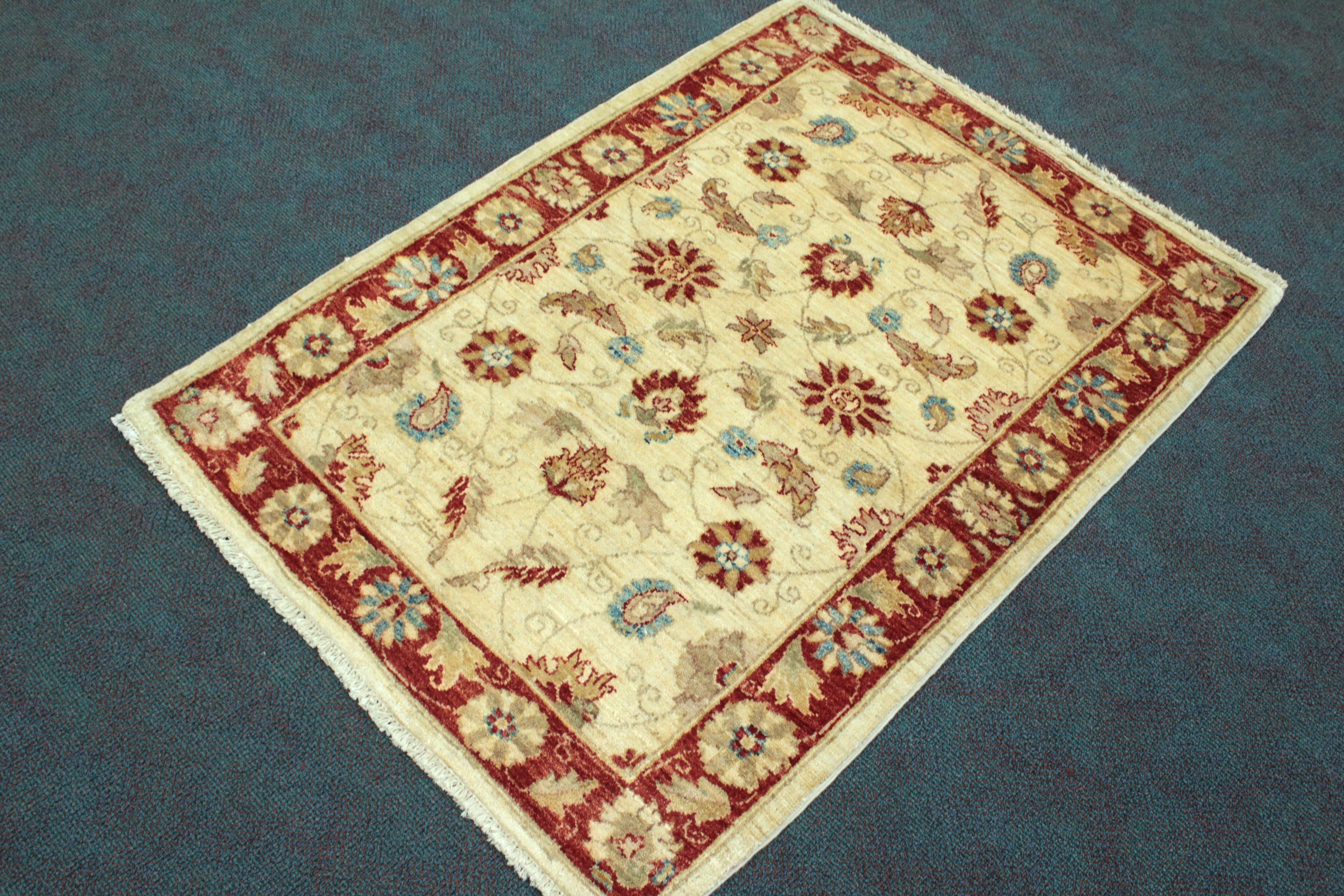 Chobi Hand-Knotted Oriental Persian Rug - Wool - 139 cm x 105 cm ...